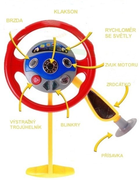 Detský volant do auta